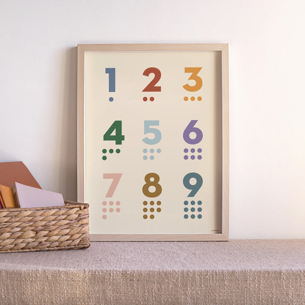 Poster "Zahlen" – GOLDKINDER-Laden